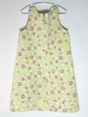 deux par deux | Dresses | Vintage Style Deux Par Deux Lime Green Floral ...
